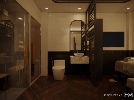 Thiết kế Massage Linh Cherry phong cách Nhật Bản 850m2 ấn tượng.